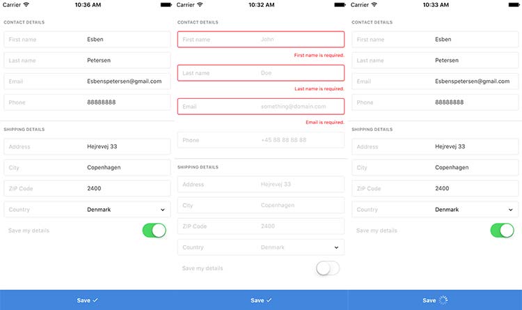 Simple React Native Forms With Redux form Immutable js And Styled 
